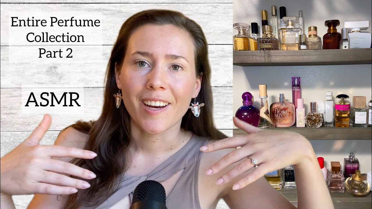 ASMR - My Entire Perfume Collection Pt. 2 - Glass Tapping & Soft Spoken - YouTube