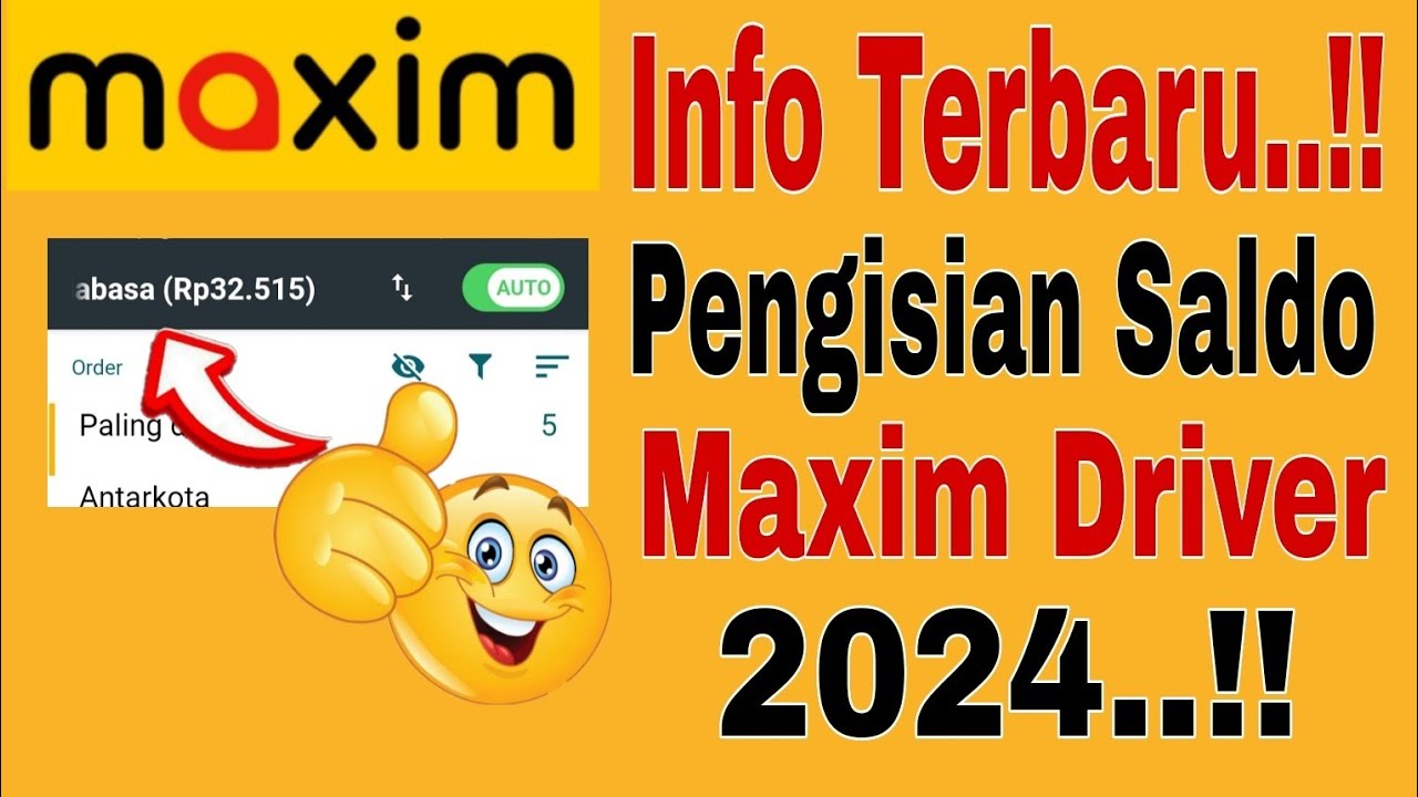 Info Terbaru..!! Pengisian Saldo Maxim Driver 2024..!! Tutorial Isi Saldo Maxim Driver - YouTube
