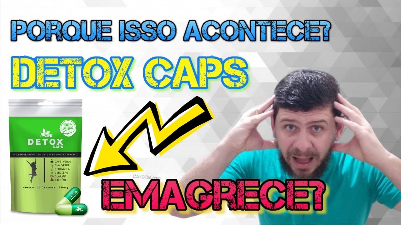Detox caps funciona? detox caps onde comprar? detox caps como usar ...