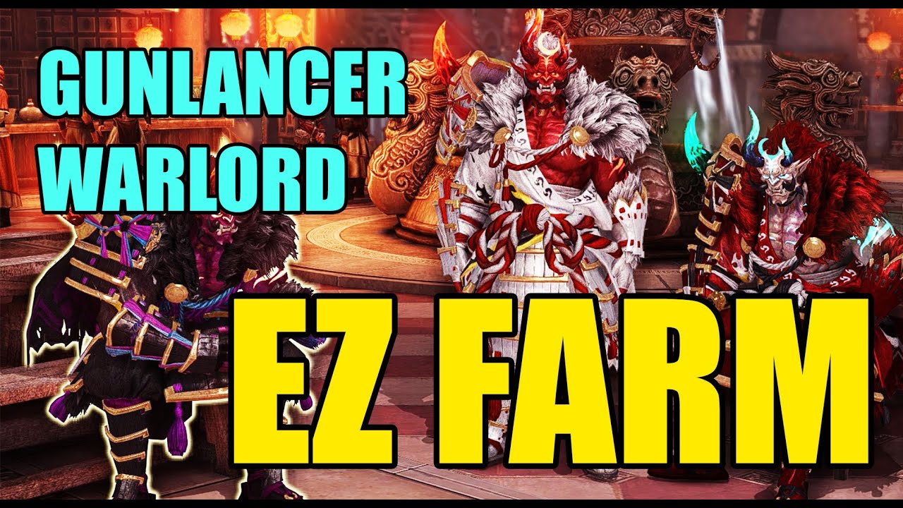 Lost Ark Gunlancer EZ Farming Mob Build Guide (Warlord) [FAST][RELAXING ...