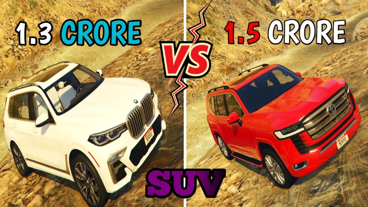 BMW X7 4x4 2021Vs Land Cruiser 4x4 2022 | Indian Car Challenge Shocking ...