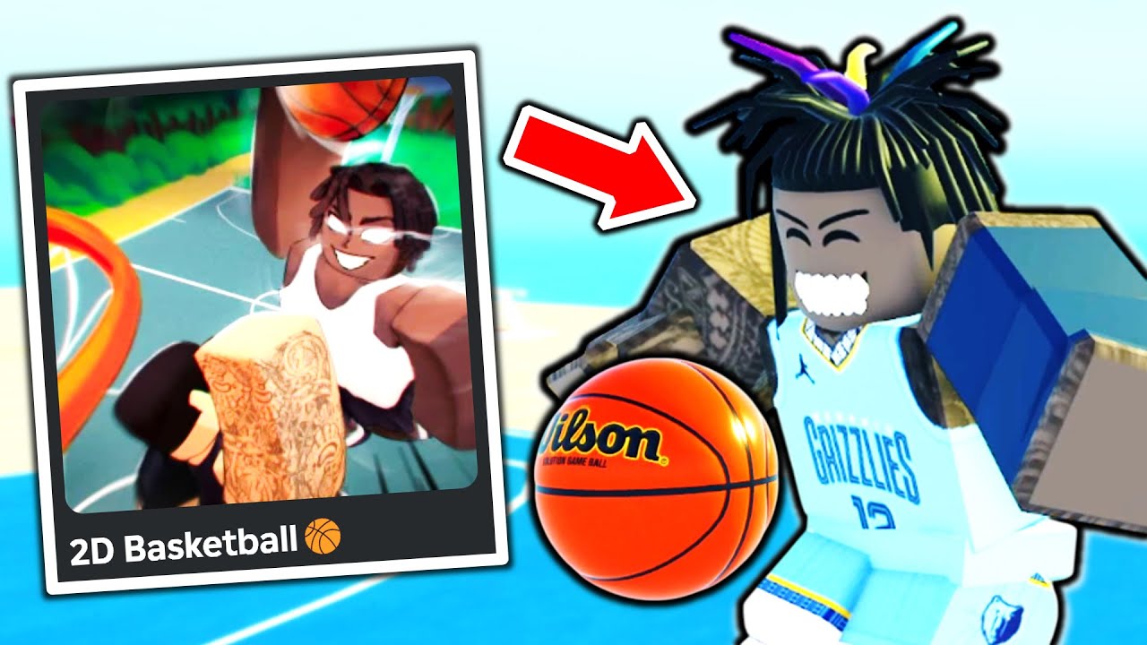 JA MORANT Takes Over ROBLOX 2D Basketball! - YouTube