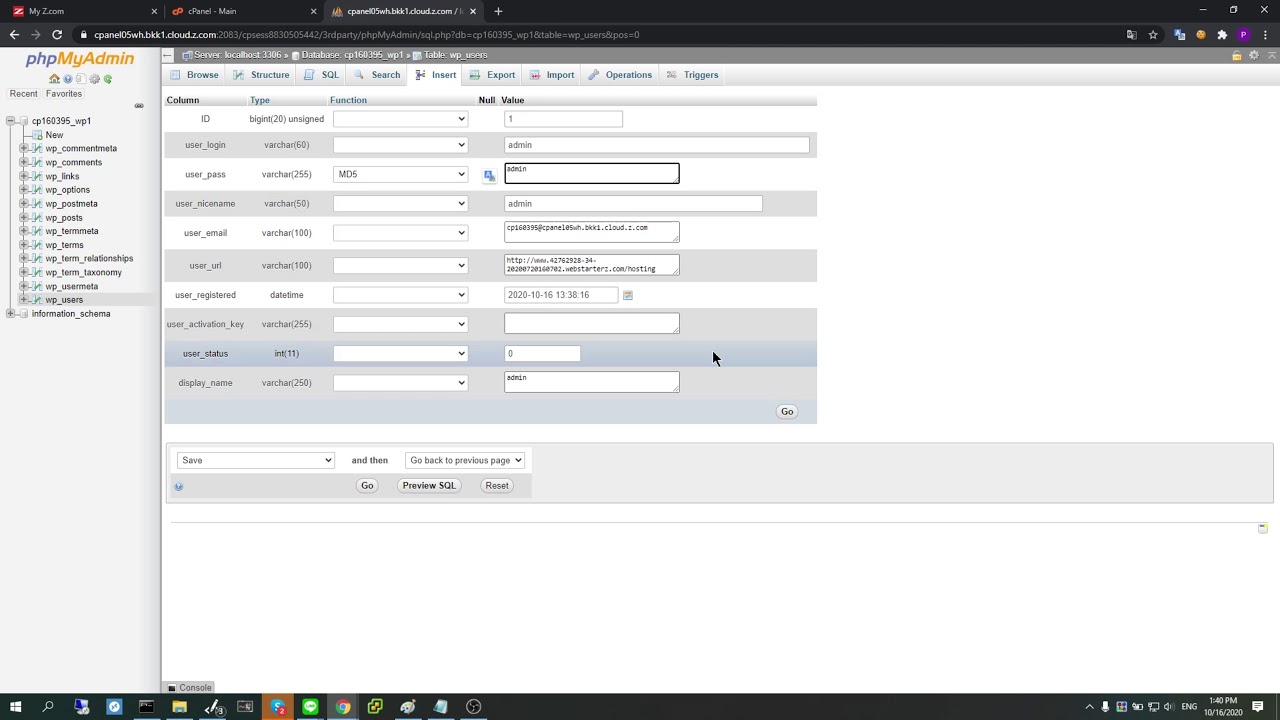 Change Password Wordpress In CPanel YouTube change-password-wordpress-in-cpanel-youtube