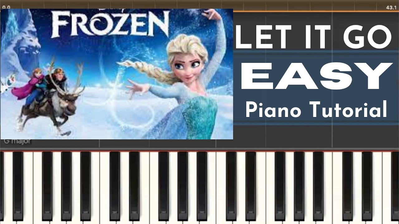 Let it Go Piano Tutorial - Frozen - YouTube