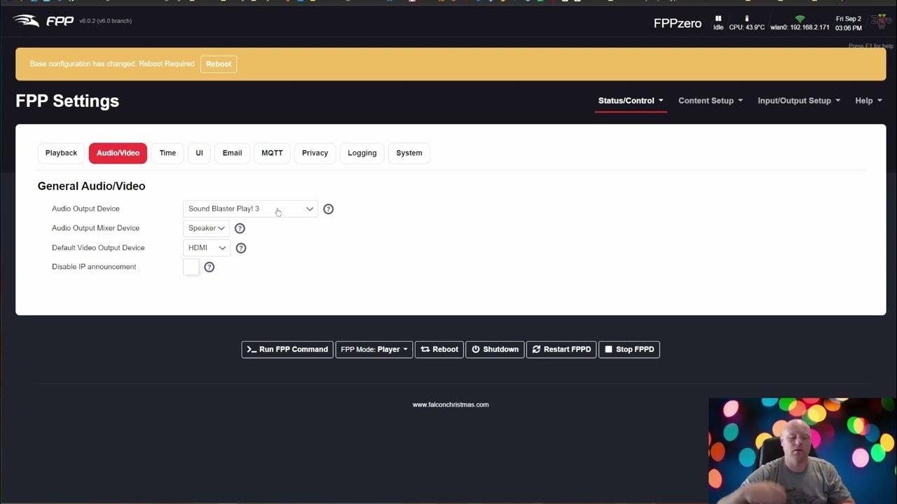 How to add a SoundBlaster to Falcon Pi Player - YouTube