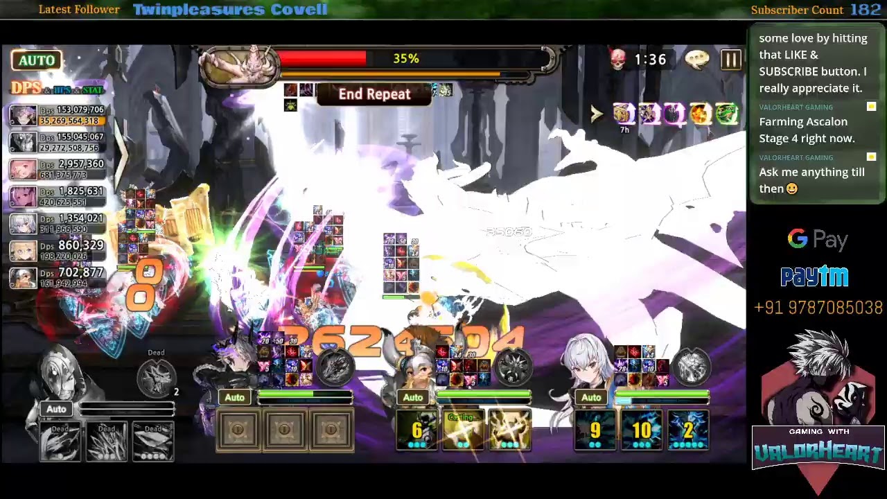 [King's Raid] Chase SW Advancement Phase II (A217) Testing - YouTube