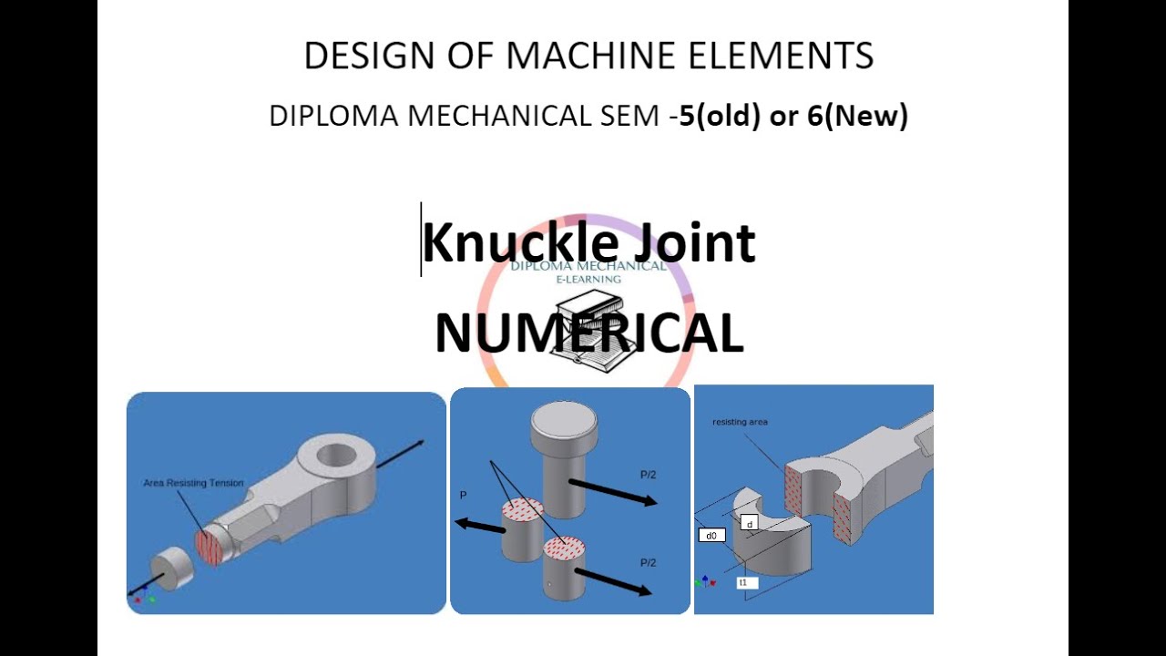 Numerical of Knuckle Joint | Chapter 2 | DME | 4361903 | 6th Sem ...
