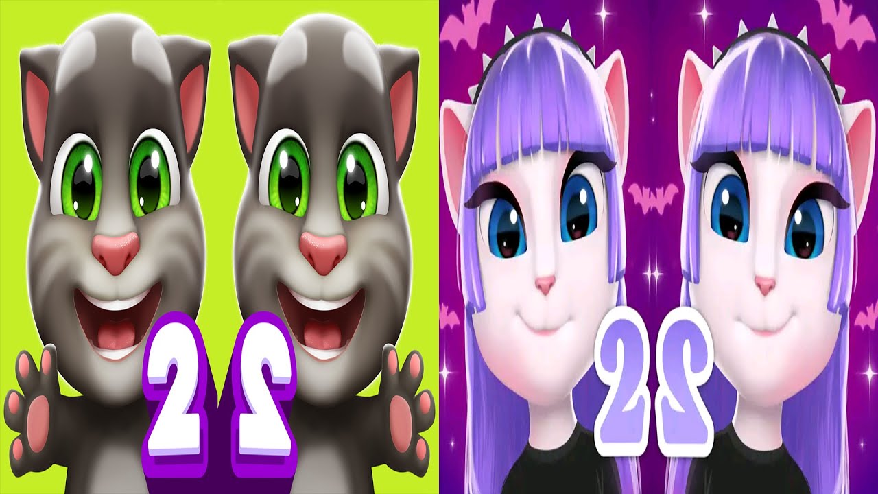 Front the Mirror My Talking Angela 2 and My Talking Tom 2 | Episode ...