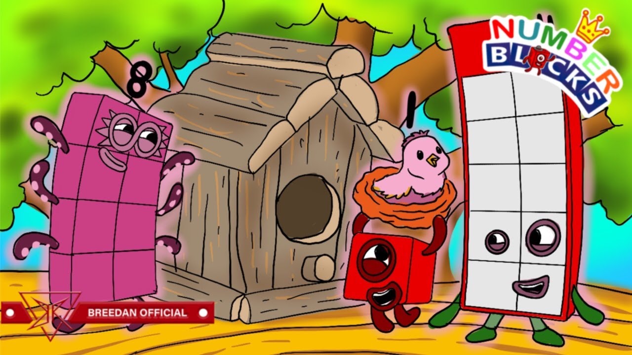 Numberblocks 8 1 13 Build New Playhouse for Little Bird About Stories ...