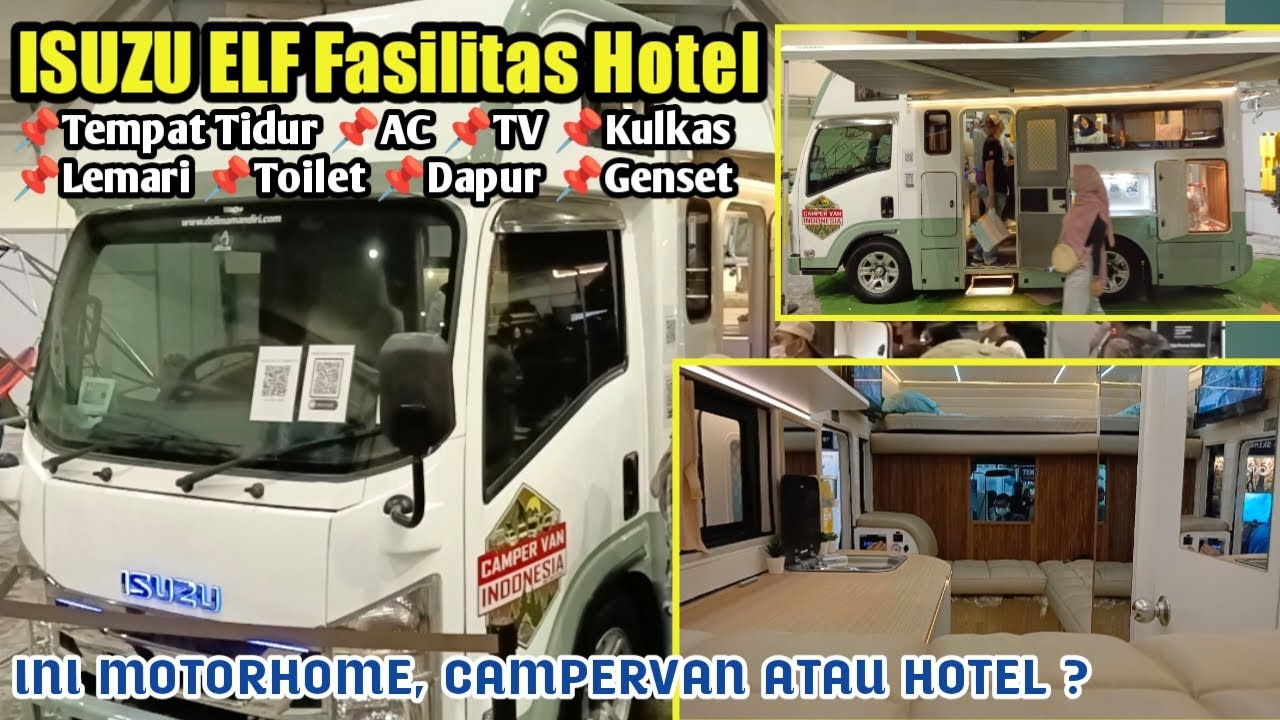 ISUZU ELF MOTORHOME CAMPERVAN | Best For Family Camping And Traveling ...