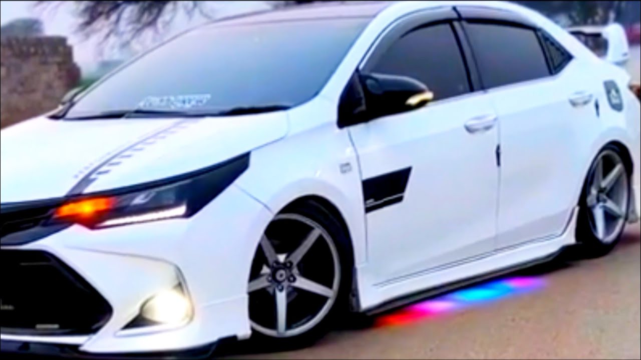 Toyota Corolla Grande X modified || best modification || 😱white beauty ...
