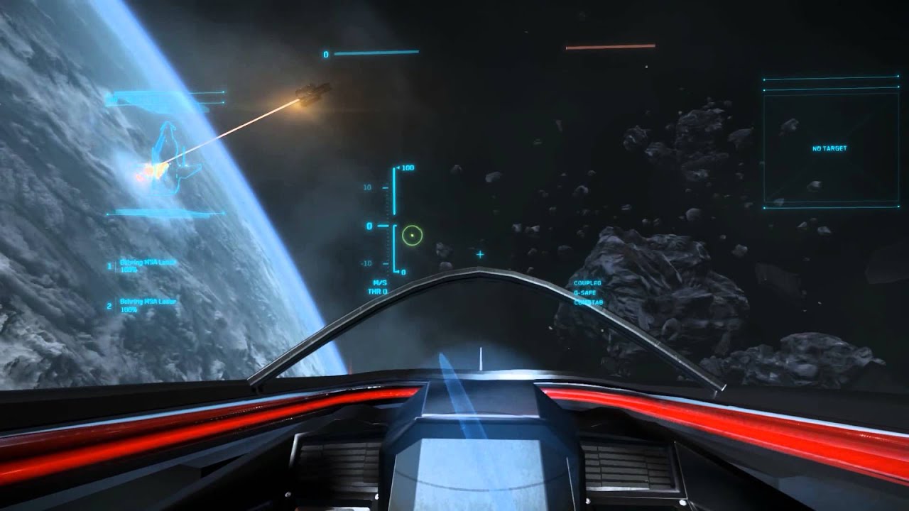 Star Citizen: Origin Jumpworks M50, Arena Commander Free Flight ...