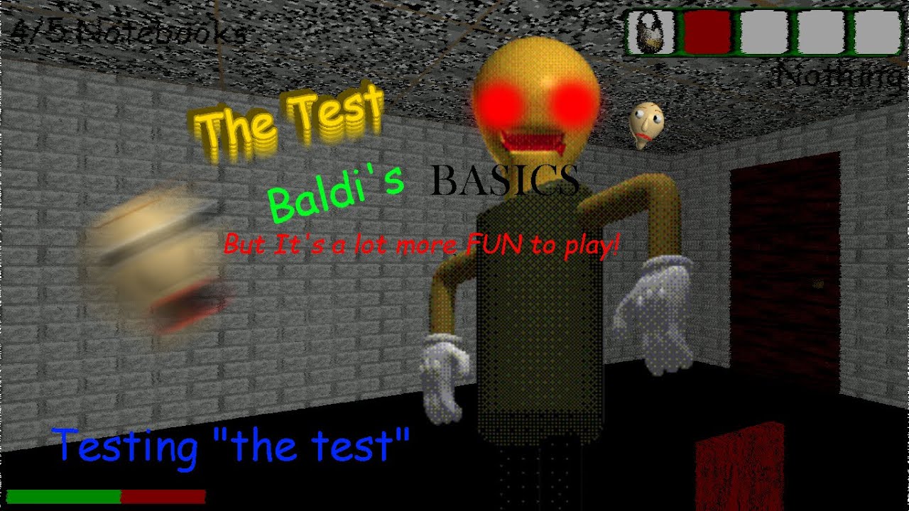 Baldi's basics but it's a lot more FUN to play development build ...