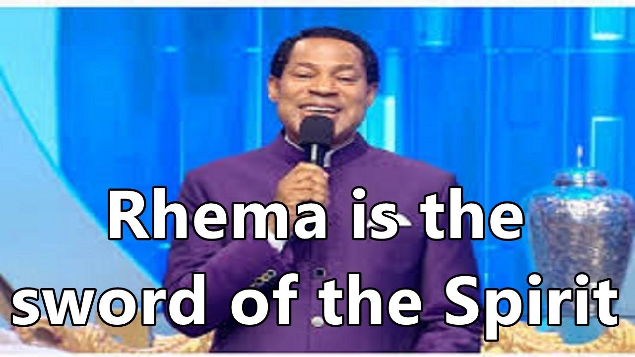 Rhema is the Sword of the Spirit | Talk your way up in Life - YouTube