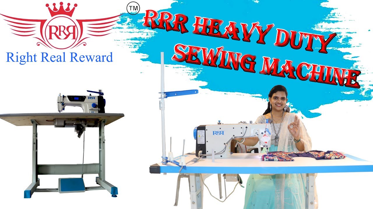 RRR EMBROIDERY MACHINES || RRR Heavy Duty sewing machine - YouTube