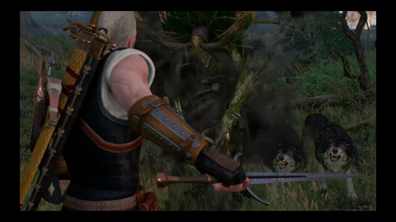 Witcher 3 In the Heart of The Woods Leshen Fight - YouTube