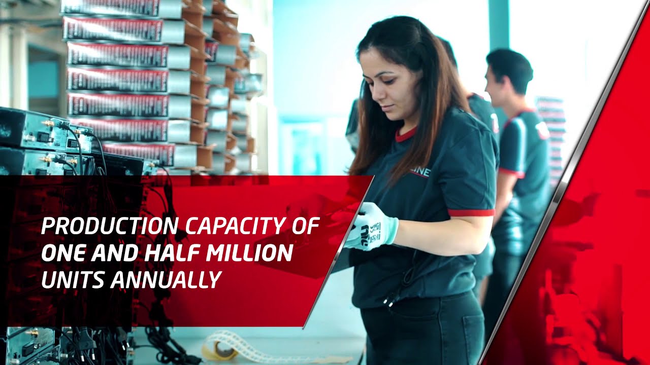 Redline Satellite Receiver Production Line - YouTube