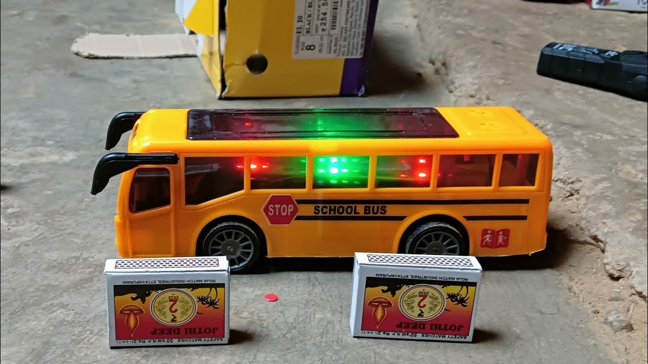 bus remote control | remote control bus | toy van| school bus school ...
