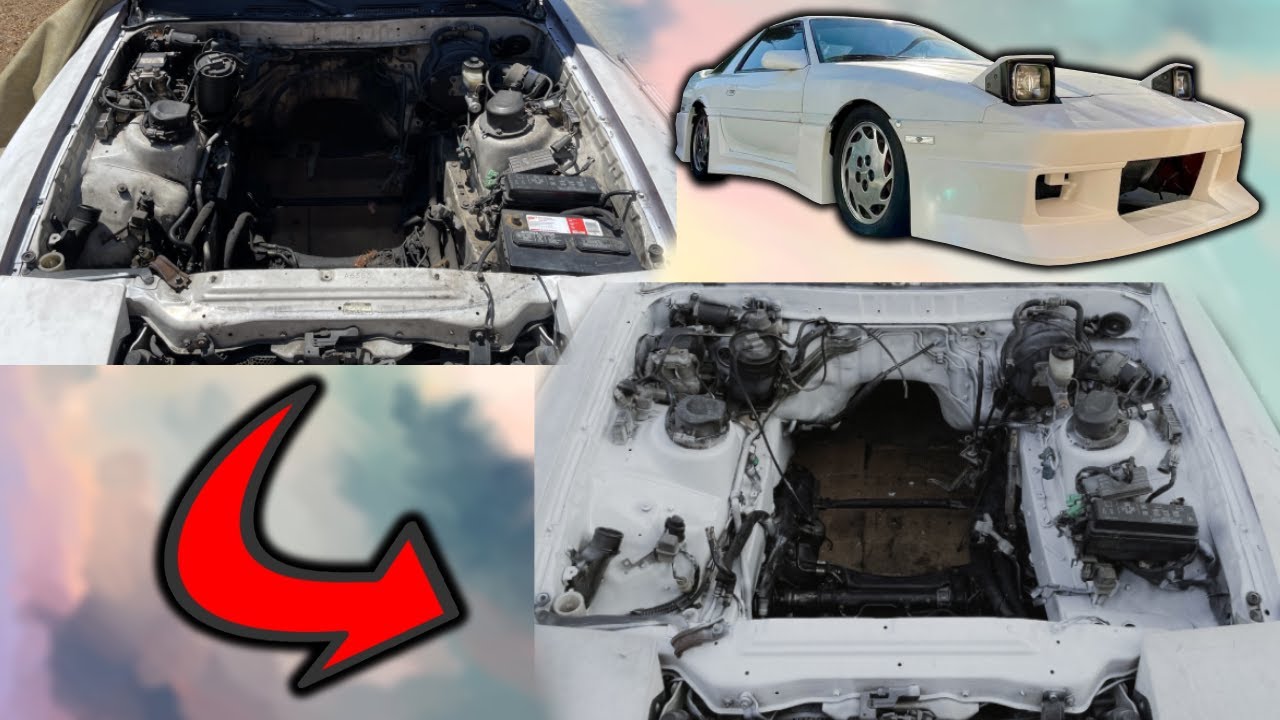 TRANSFORMING THE ENGINE BAY IN MY SUPRA! - YouTube