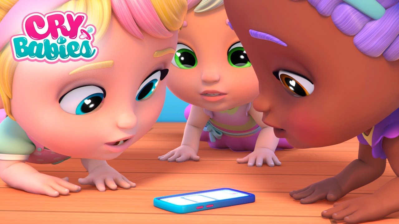 WE PLAY WITH THE PHONE 📳 CRY BABIES Magic Tears | Cartoons and ...