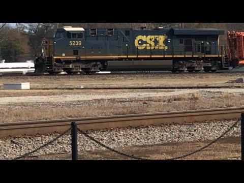 CSX work train at Hamlet, NC. December 8, 2019. - YouTube