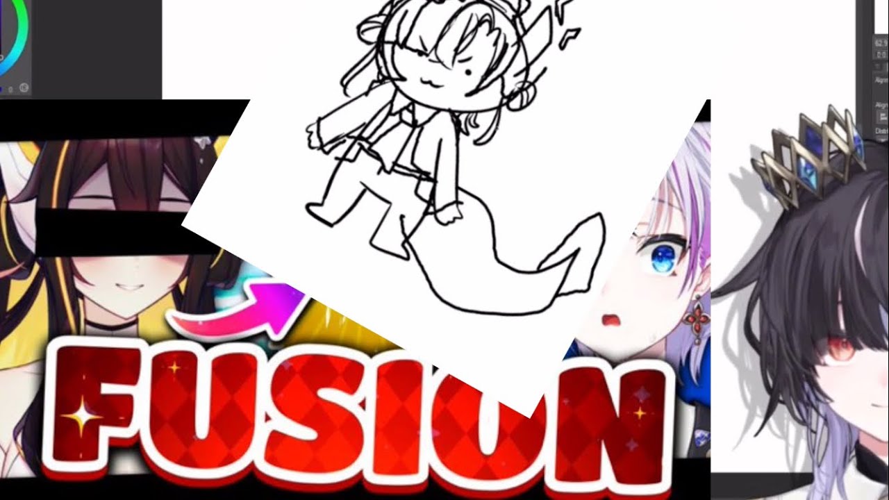 Rin Penrose speed-draws Rin-Juna Fusion - YouTube