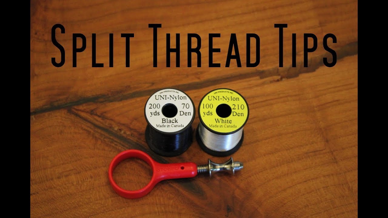 SPLIT THREAD Tips & Techniques for fly tying! - YouTube
