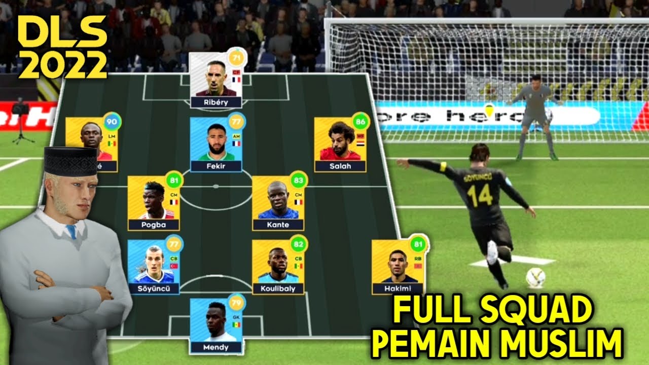 MAIN PAKE FULL SQUAD PEMAIN MUSLIM DI DLS 22 LANGSUNG JUARA ...