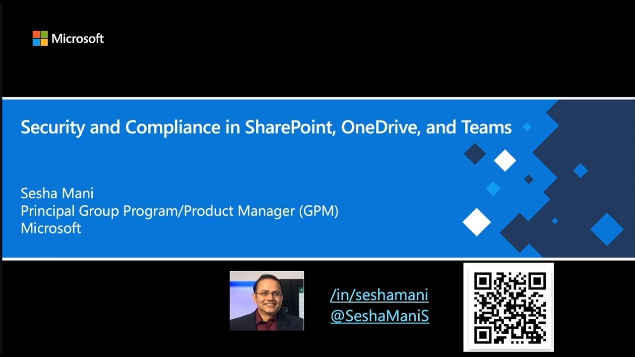 Security and compliance in SharePoint and OneDrive - YouTube