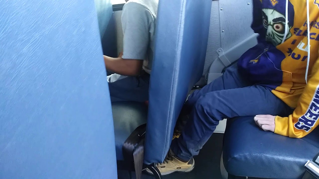 My bus driver went fast over the speed bumps - YouTube