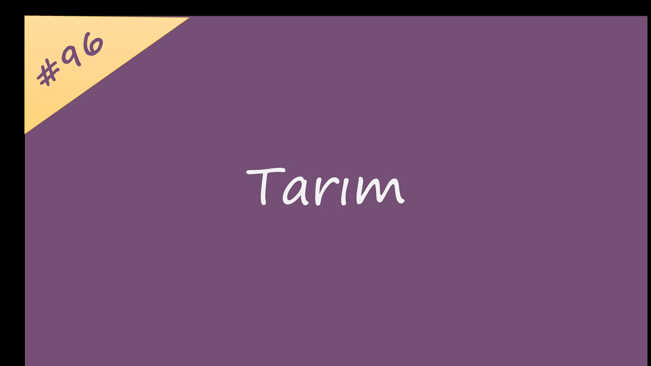 Tarım (Hüsnü Doğan,Erkan Çetinkaya,Tanfer Dinler) - YouTube
