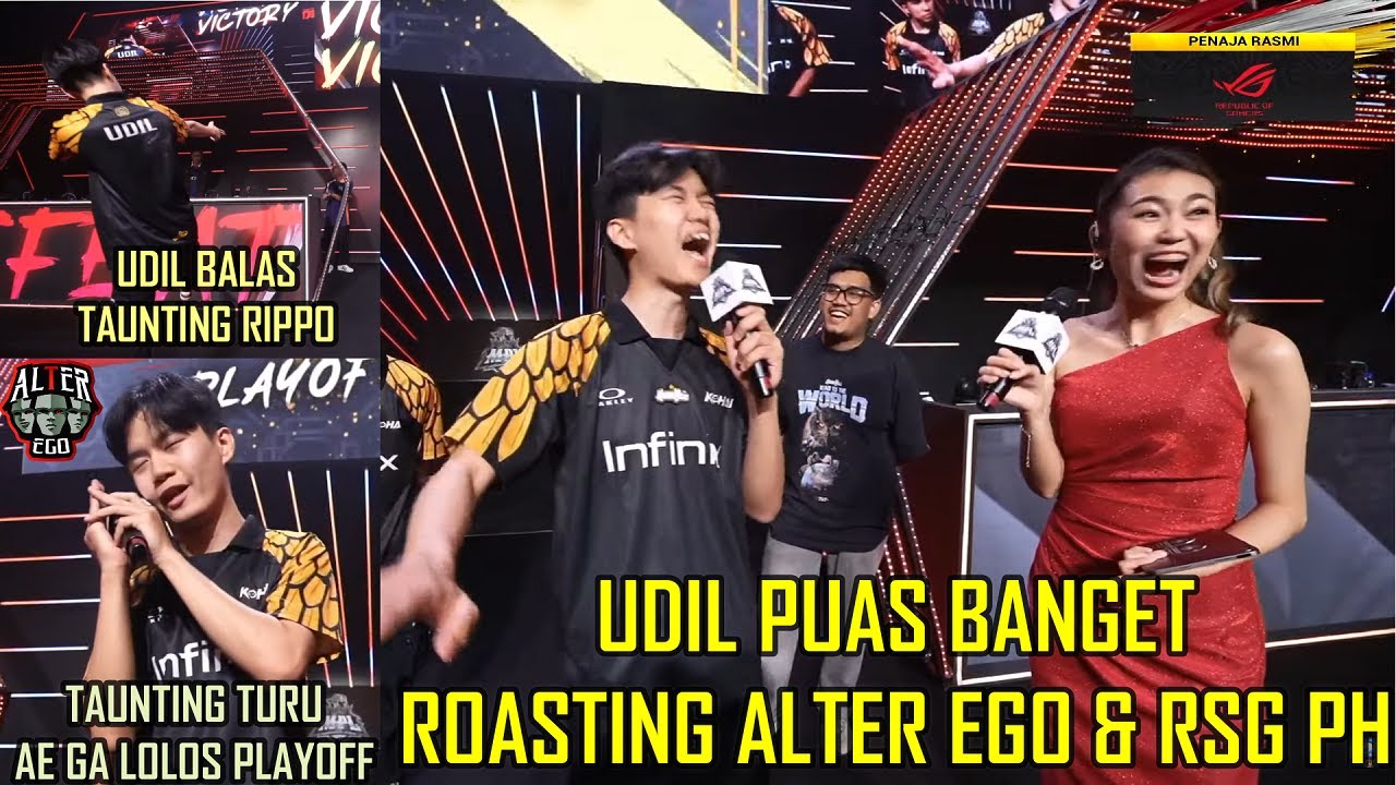 UDIL TAUNTING RIPPO SENGGOL ALTER EGO TURU & RSG PH !! HOMEBOIS VS RSG ...