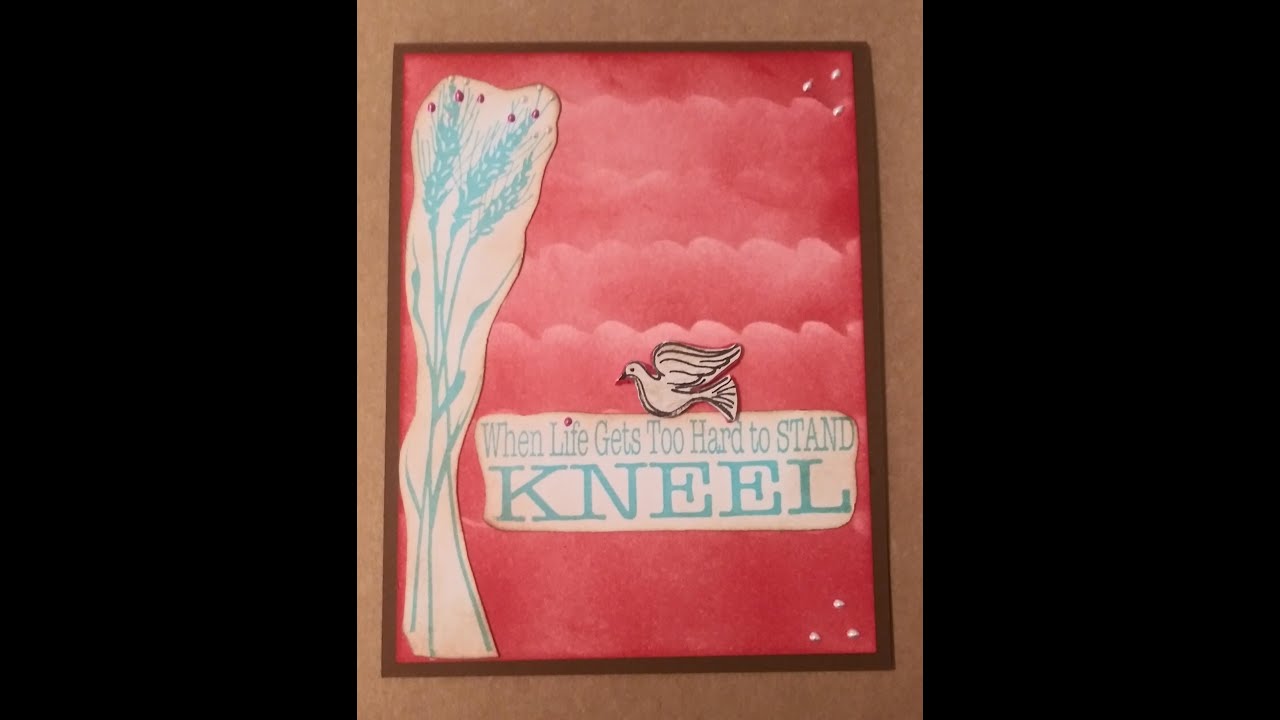 Agape Greeting Cards, diy Handmade religious card - YouTube