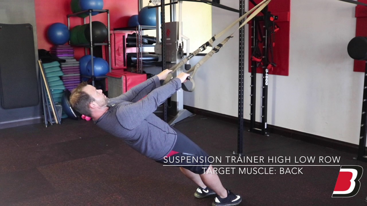 *Suspension Trainer High Low Row - YouTube