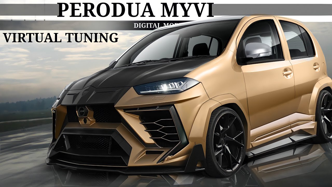 Modified Perodua Myvi Virtual Tuning Digital Modification - YouTube