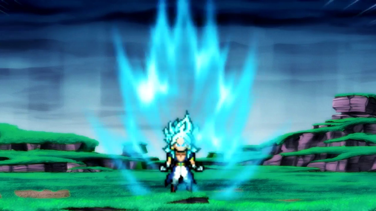 Sprite Animation: Brogeto super saiyan blue - YouTube