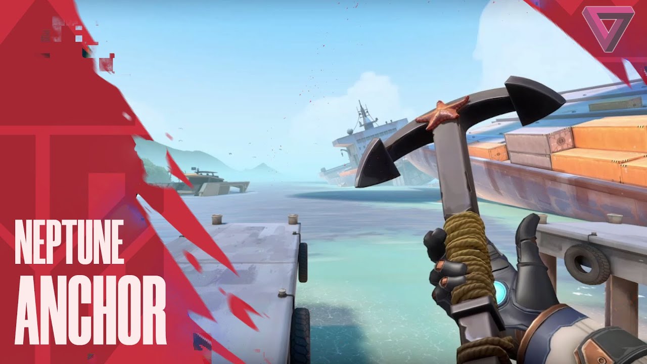 Neptune Knife Skin (Neptune Anchor) Showcase - VALORANT Neptune ...