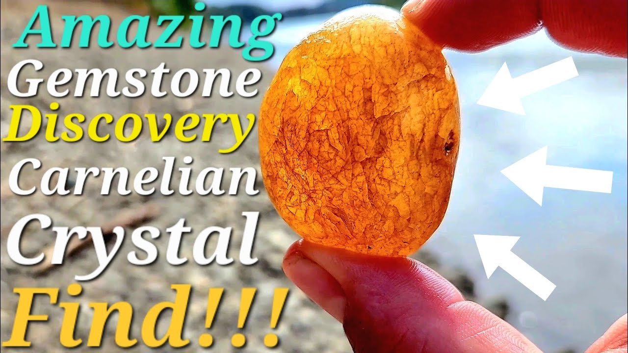 Crystal Find while out looking for Treasure - Carnelian Gemstone ...