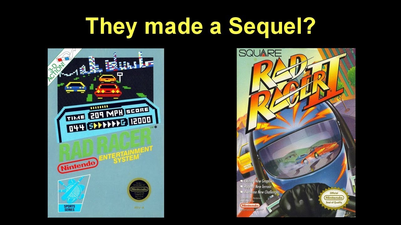 Rad Racer II (NES) Review - They Made a Sequel? - YouTube