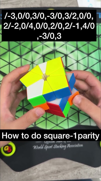How to solve square-1 parity - YouTube