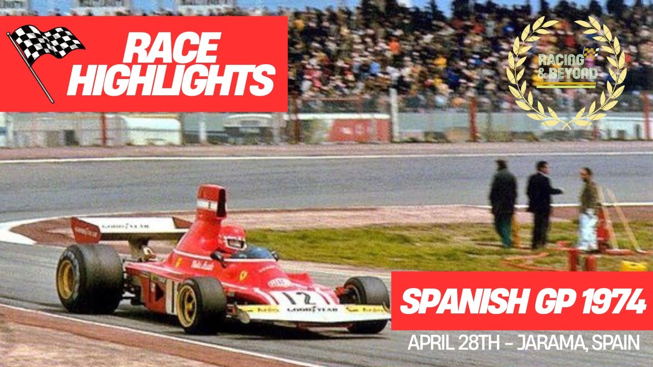 Formula 1 1974 Spanish GP - The Rise of Niki Lauda - F1 Highlights ...