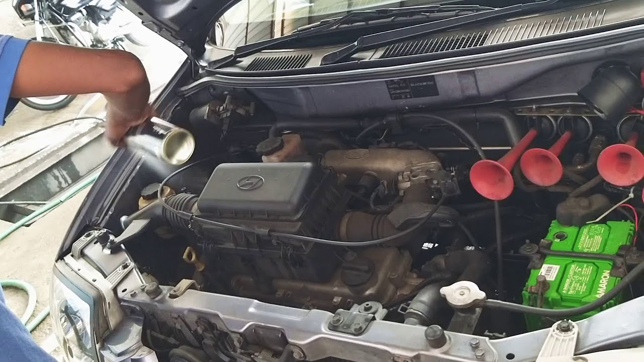 Santro Engine coating - YouTube