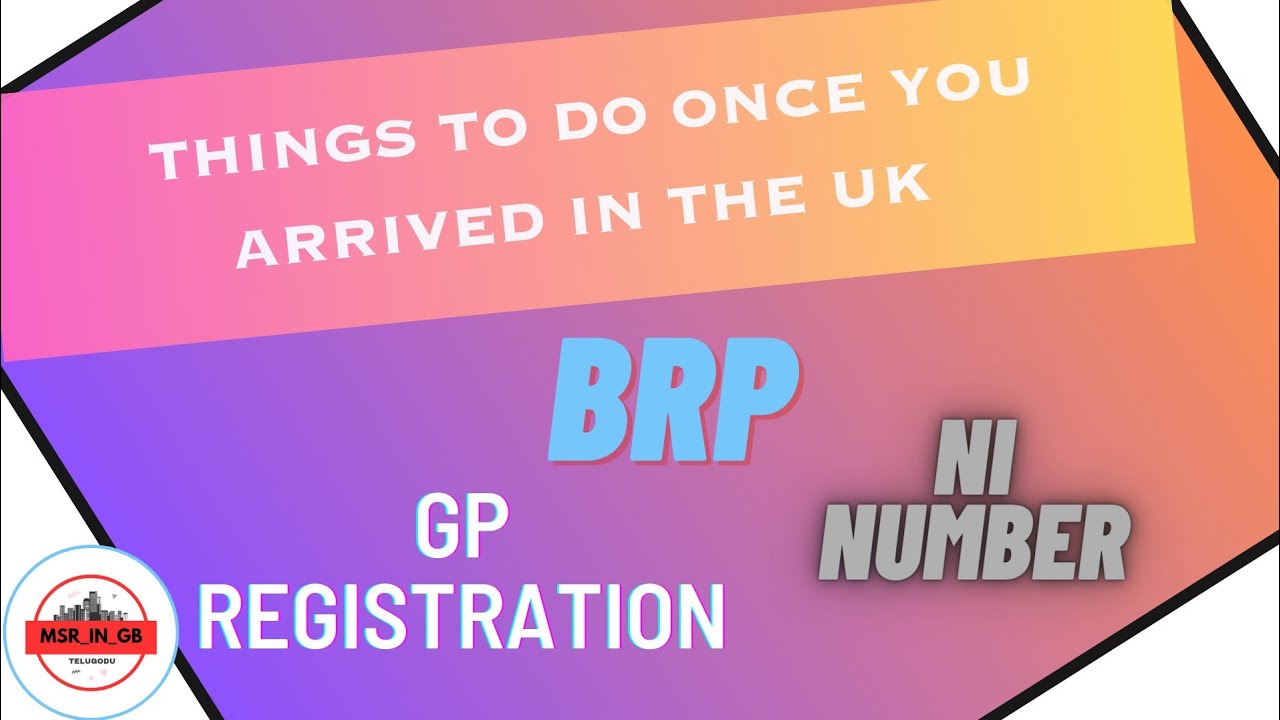 How To Collect BRP & Registration Of NI Number In The UK |shivastories ...