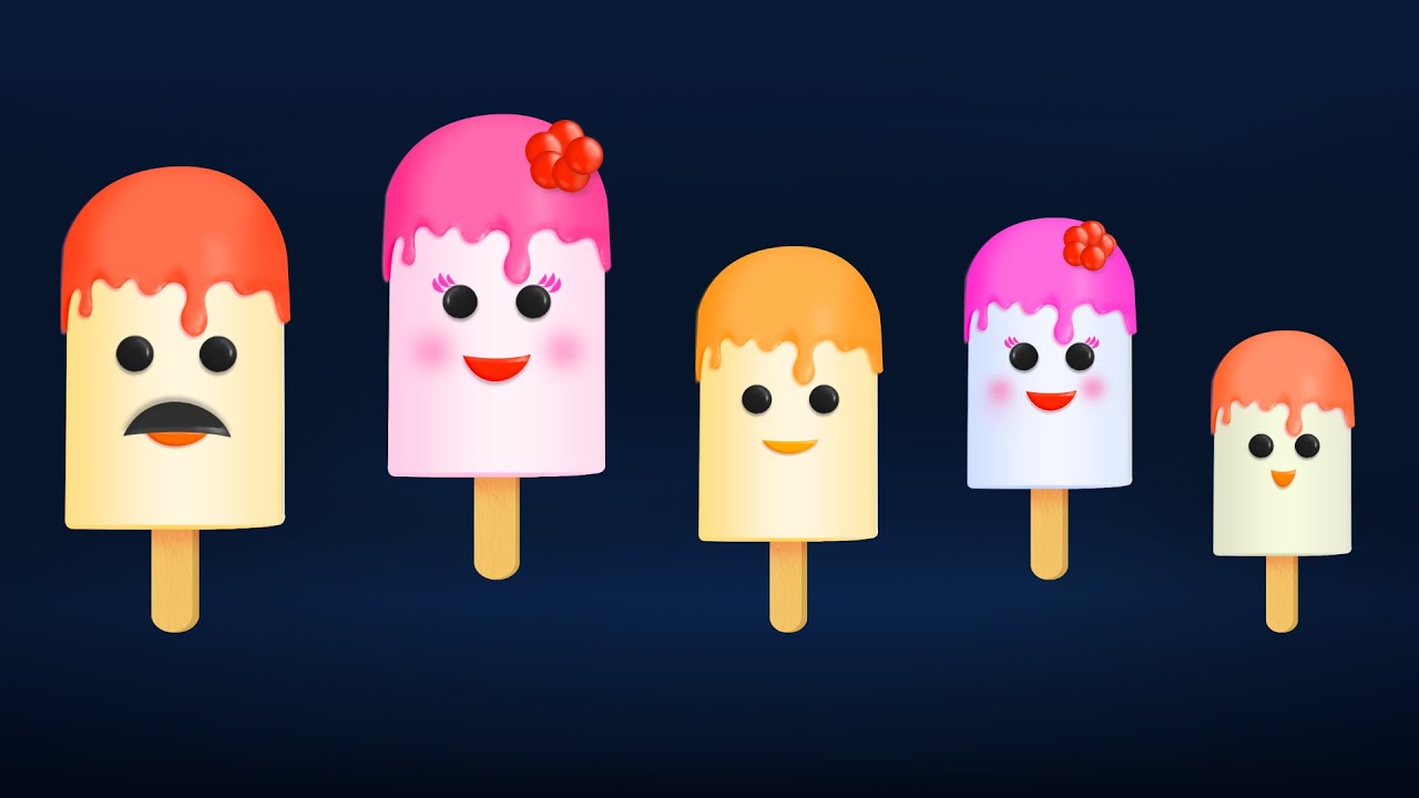 The Finger Family Ice Cream Candy Family Nursery Rhyme | Ice Cream ...