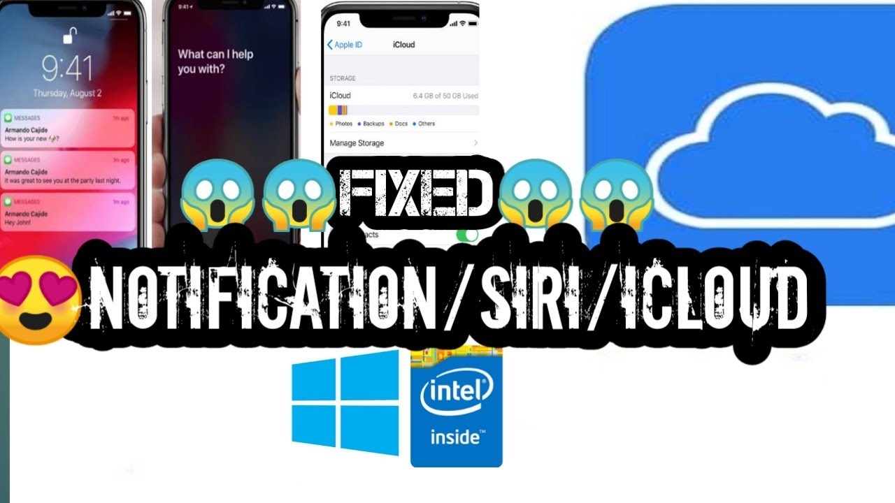 FREE ICLOUD BYPASS FIX NOTIFICATION/SIRI/ICLOUD ANY IPHONE |WINDOWS ...