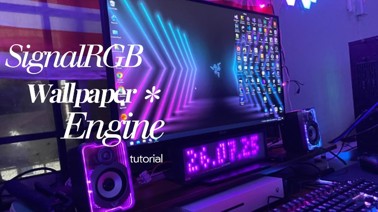 SignalRGB Wallpaper Engine Plugin tutorial - YouTube