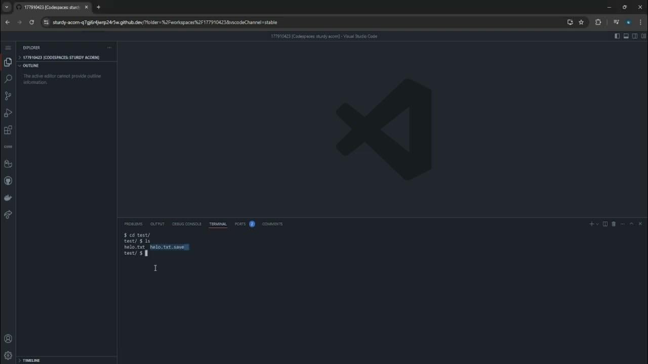 linux commands in cs50.dev - YouTube