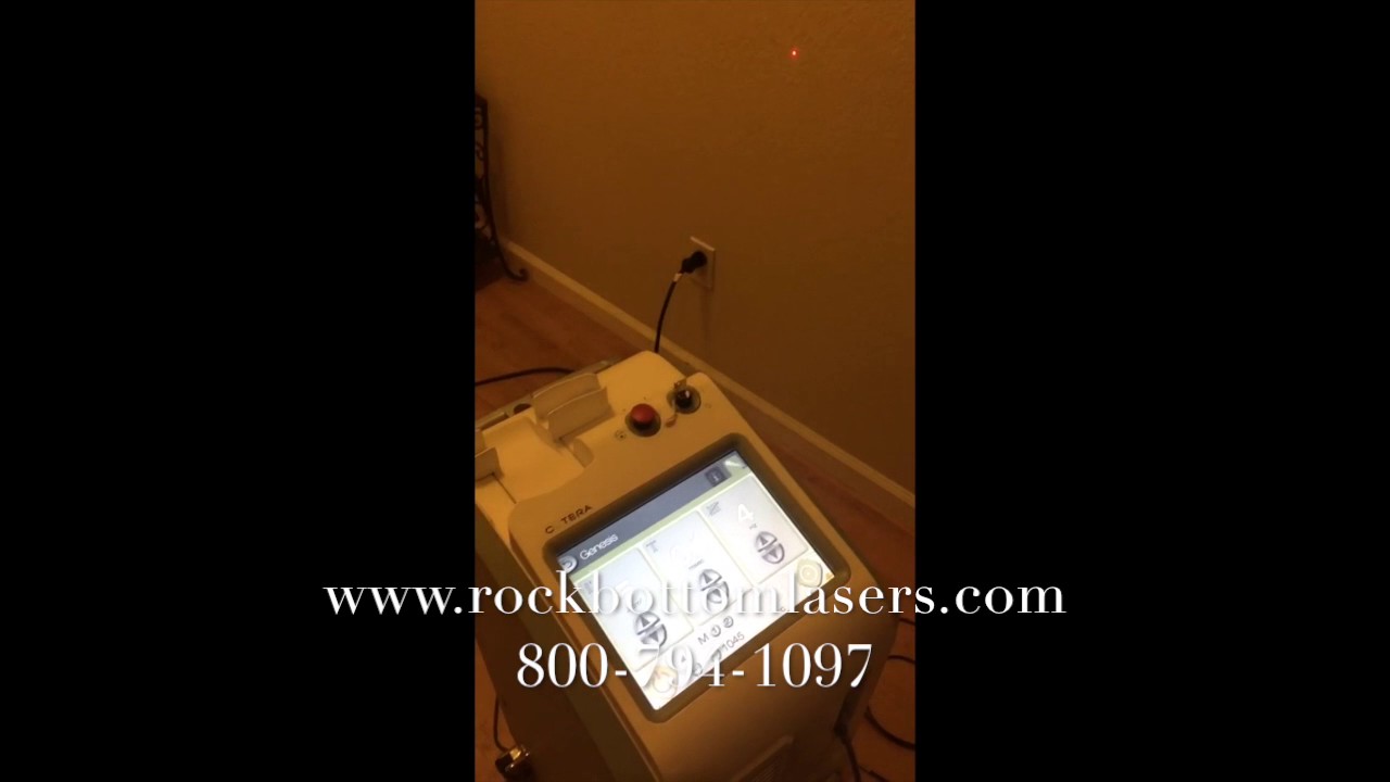 2012 Cutera Genesis Plus Laser For Sale - YouTube
