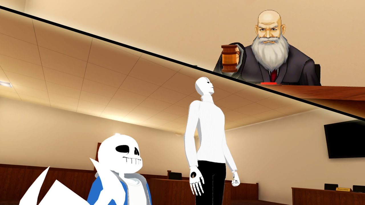 El Juicio de Sans y Gaster [Parte 2] | VRCHAT - YouTube