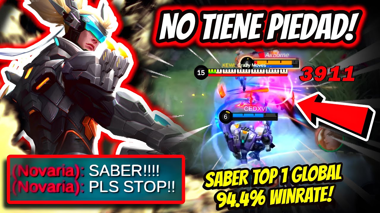 ¡EL COMBO CEDXVI + SABER ES IMPARABLE! SABER TOP 1 GLOBAL 94.4% WINRATE ...